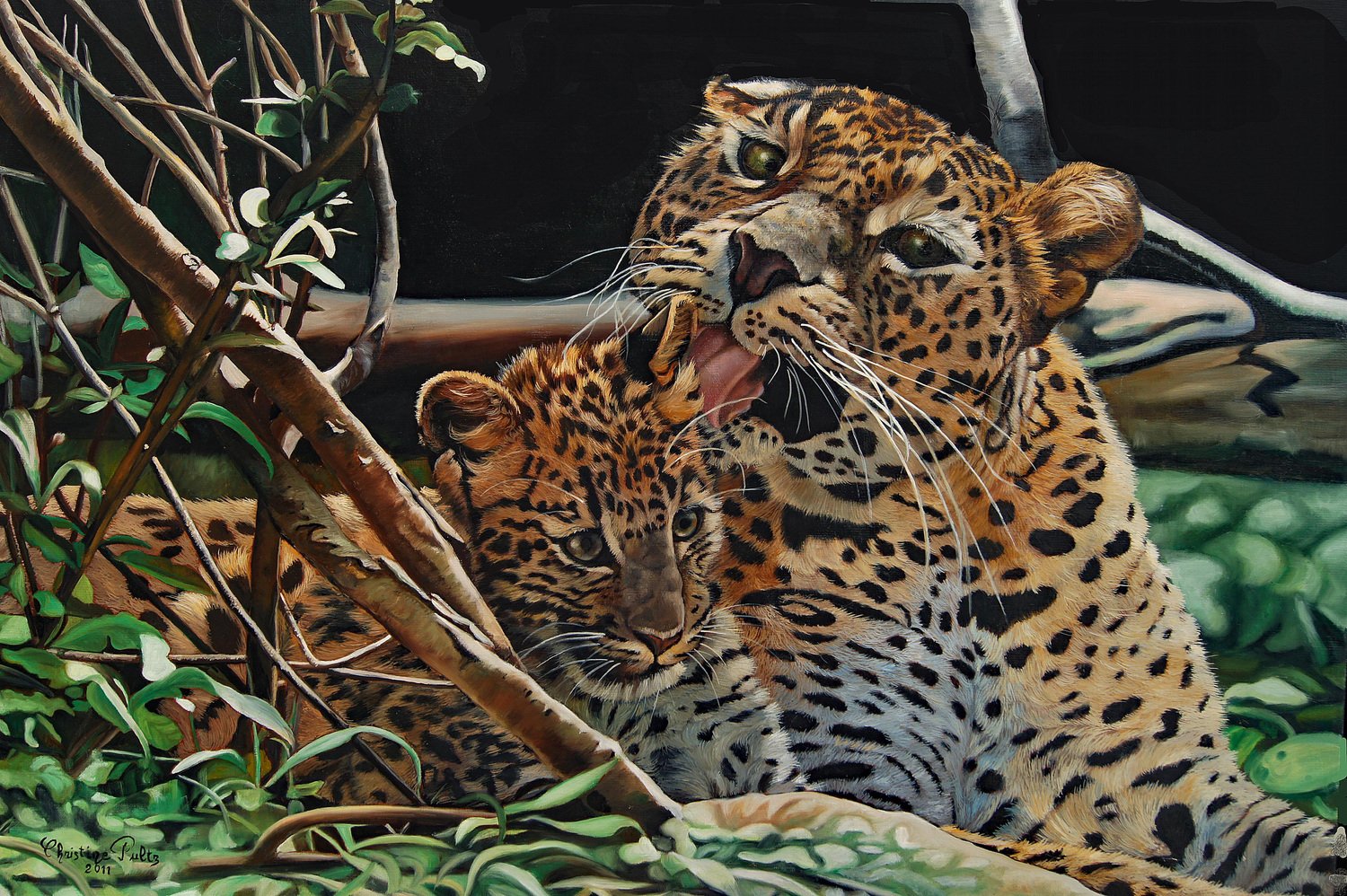 Christine Pultz, The Sri Lankans, 2019, Oil on Canvas for sale at Pamono