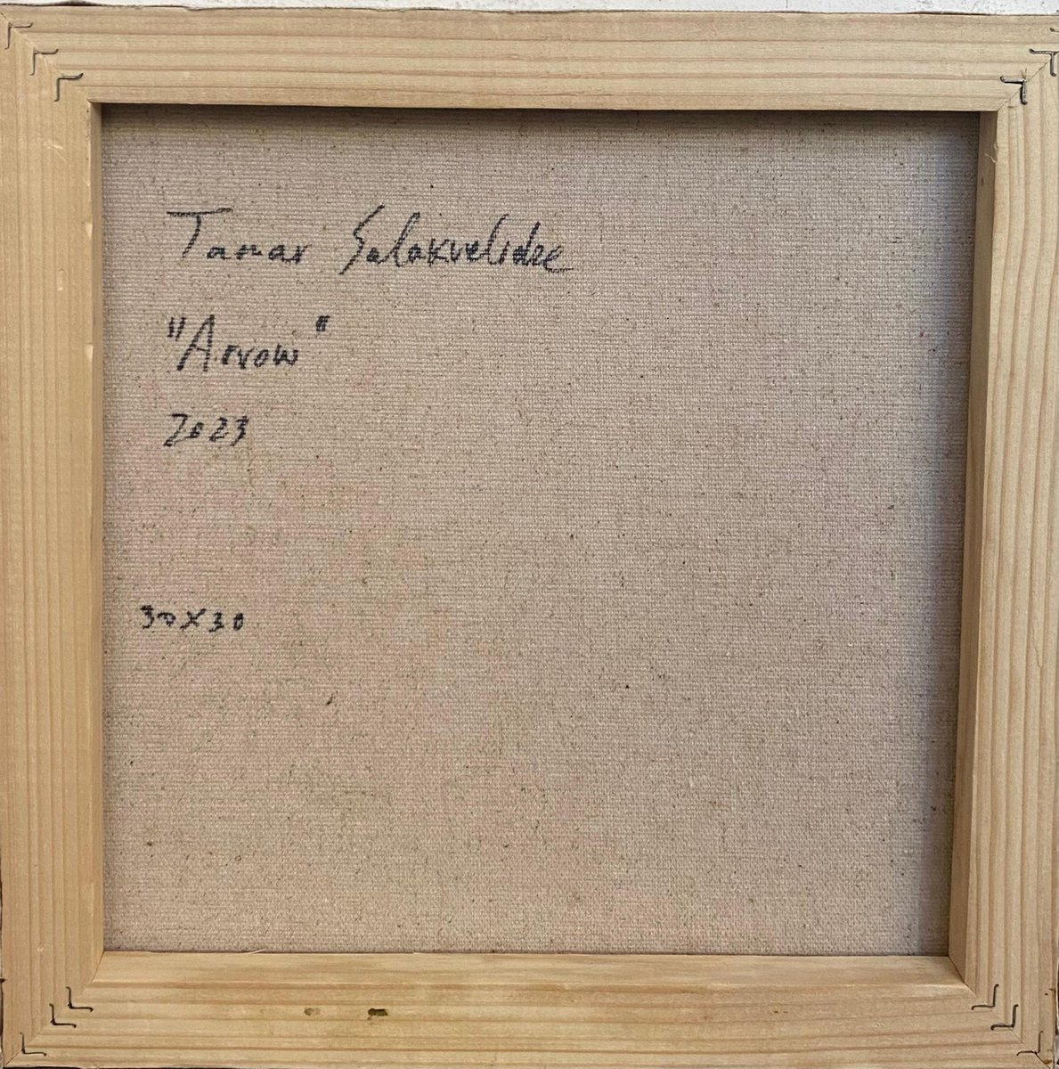 Tamar Sulakvelidze, An Arrow, 2023, Oil on Canvas for sale at Pamono