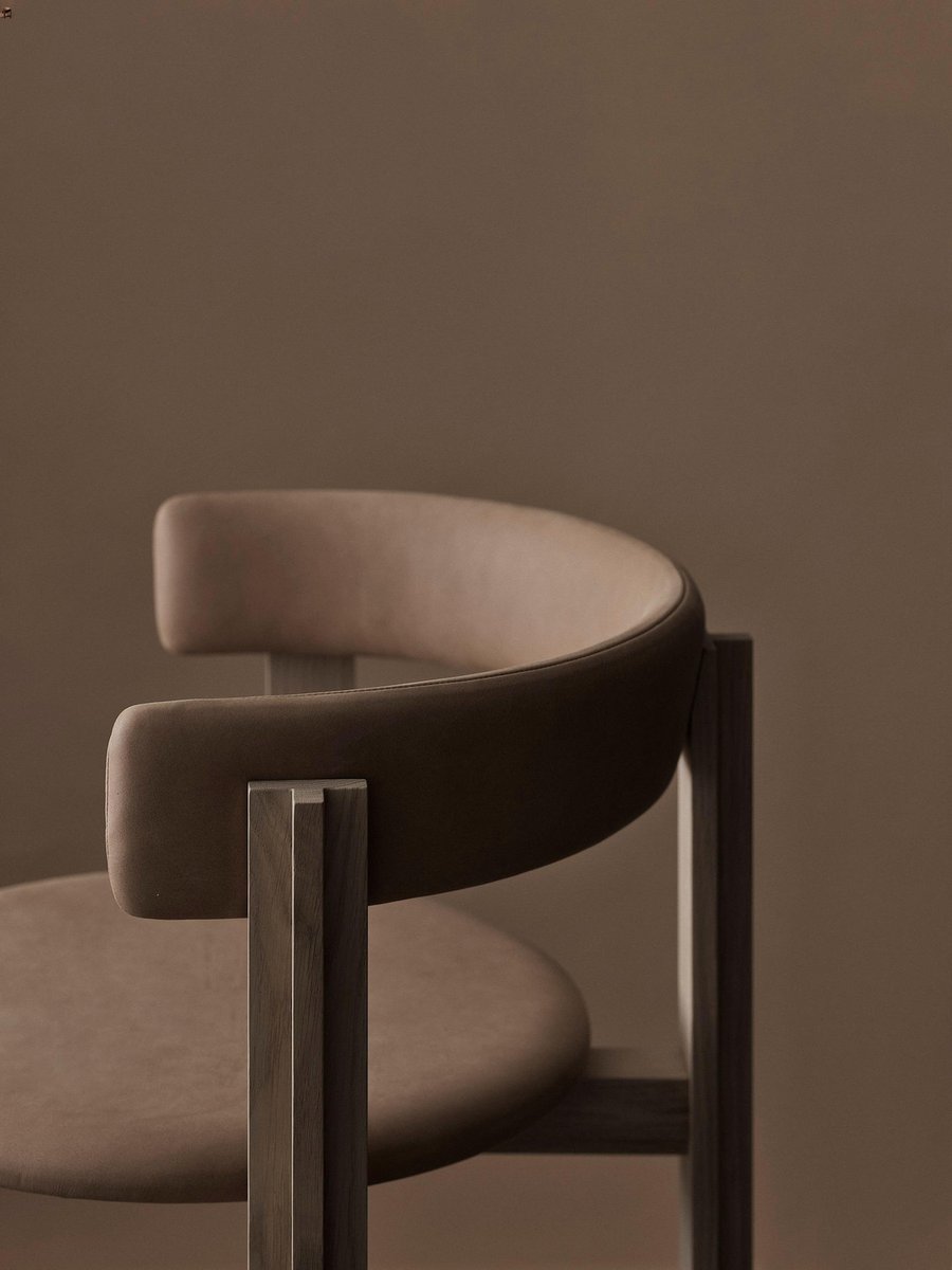 Walnut Principal Bar Chair by Bodil Kjaer for Karakter for sale at Pamono