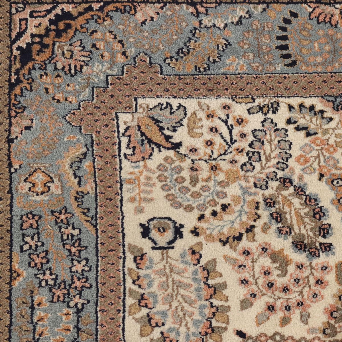 Antique Kashmir Rug in Cotton and Wool for sale at Pamono