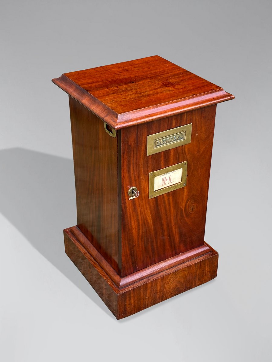 19th Century Victorian Mahogany Country House Post Box, 1880s for sale ...