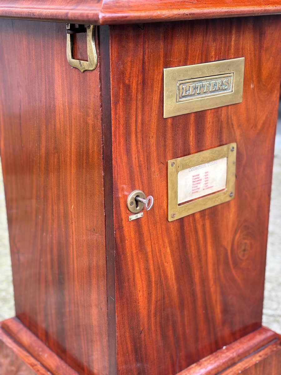 19th Century Victorian Mahogany Country House Post Box, 1880s for sale ...