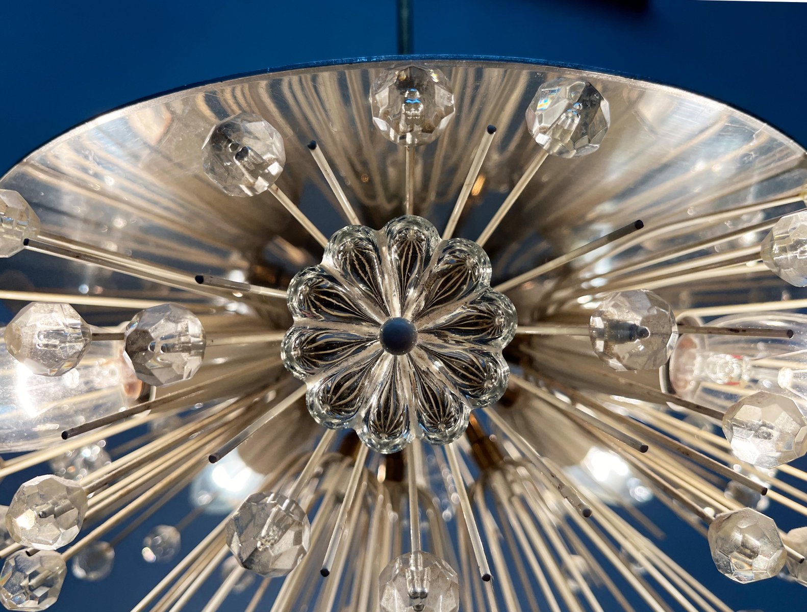 Mid-Century Austrian Flower Pendant Lamp by Emil Stejnar for Rupert ...