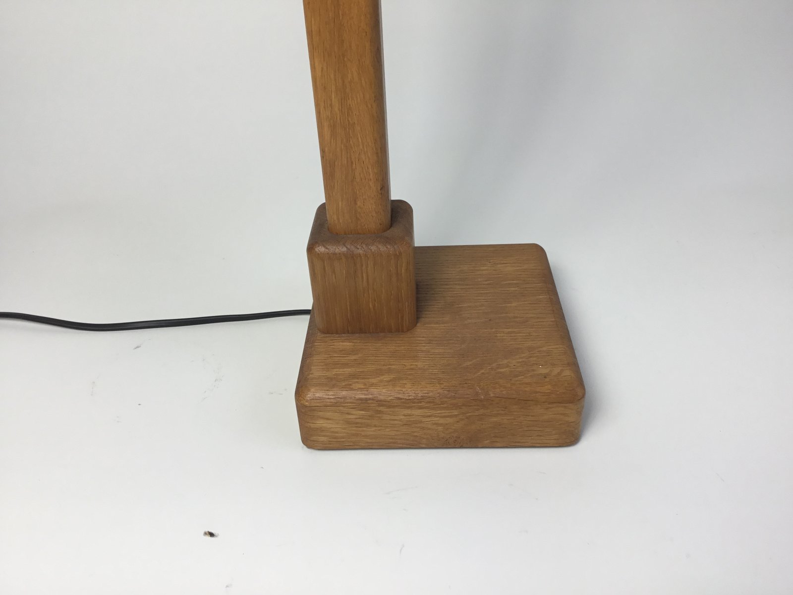 Vintage Schreibtischlampe aus Holz mit Schwanenhals von Kk Crèation ...