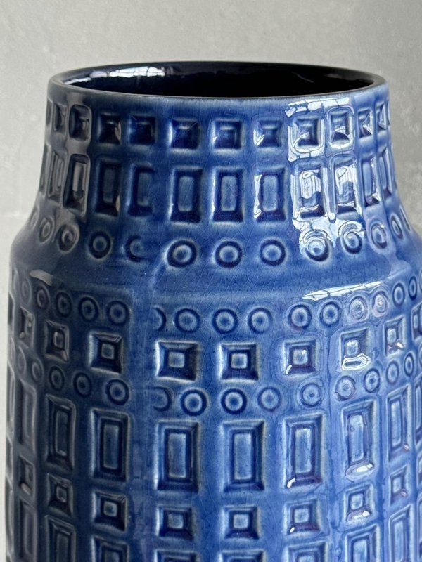 Large Blue Vase, 1960s for sale at Pamono