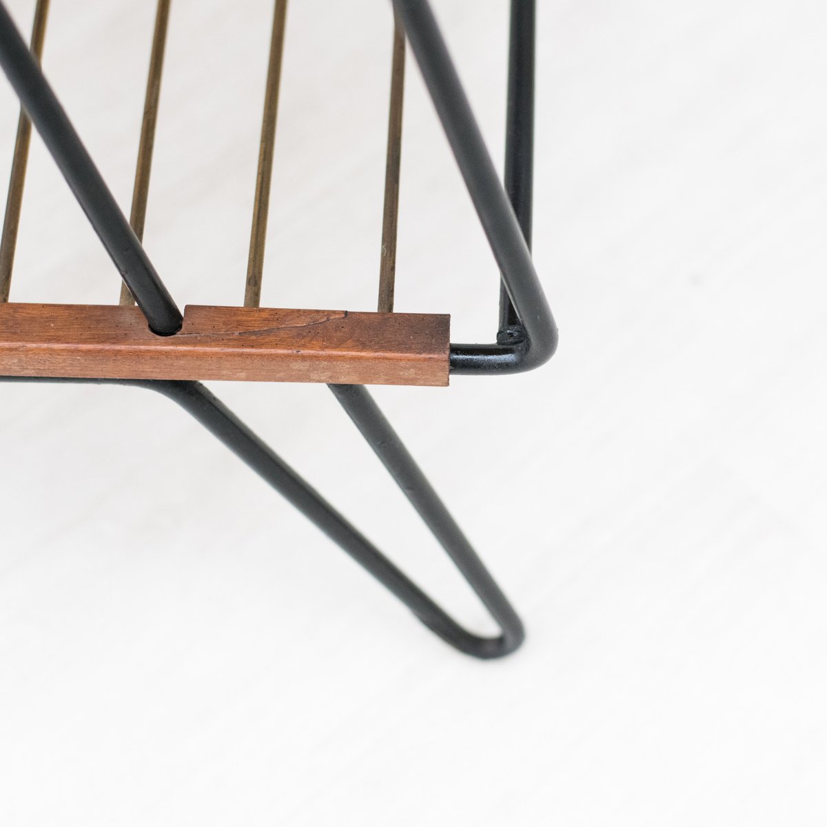 Black Magazine Table, 1960s for sale at Pamono