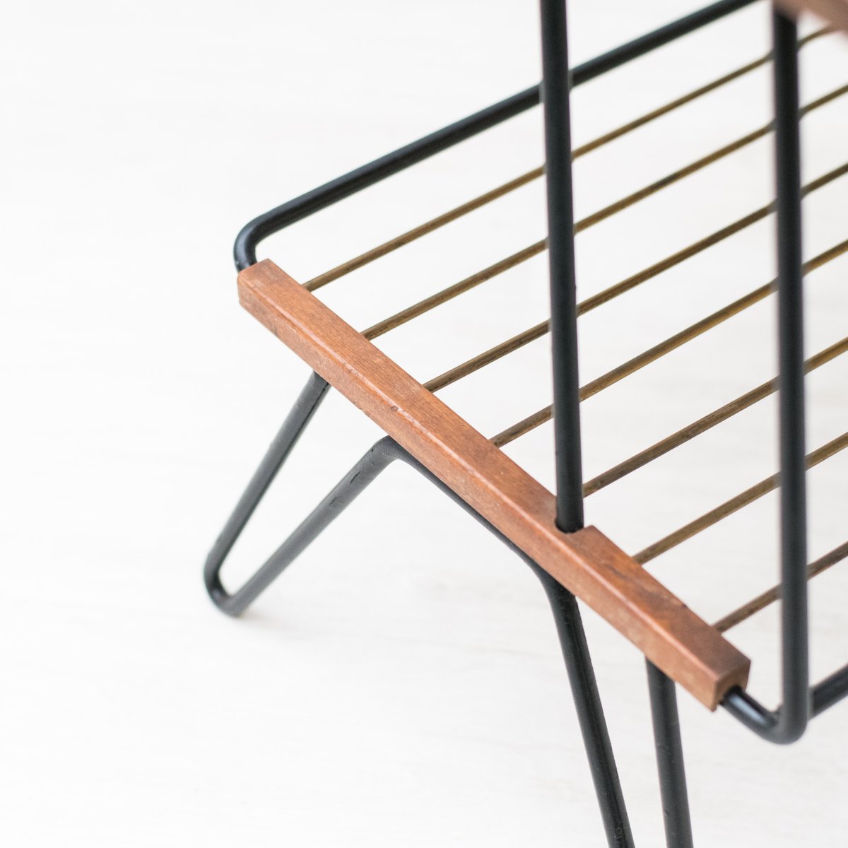 Black Magazine Table, 1960s for sale at Pamono