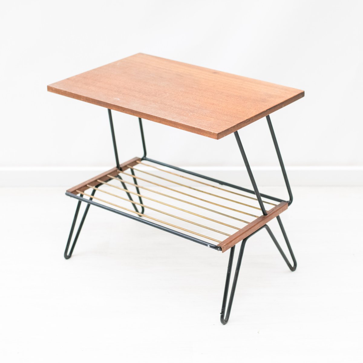 Black Magazine Table, 1960s for sale at Pamono