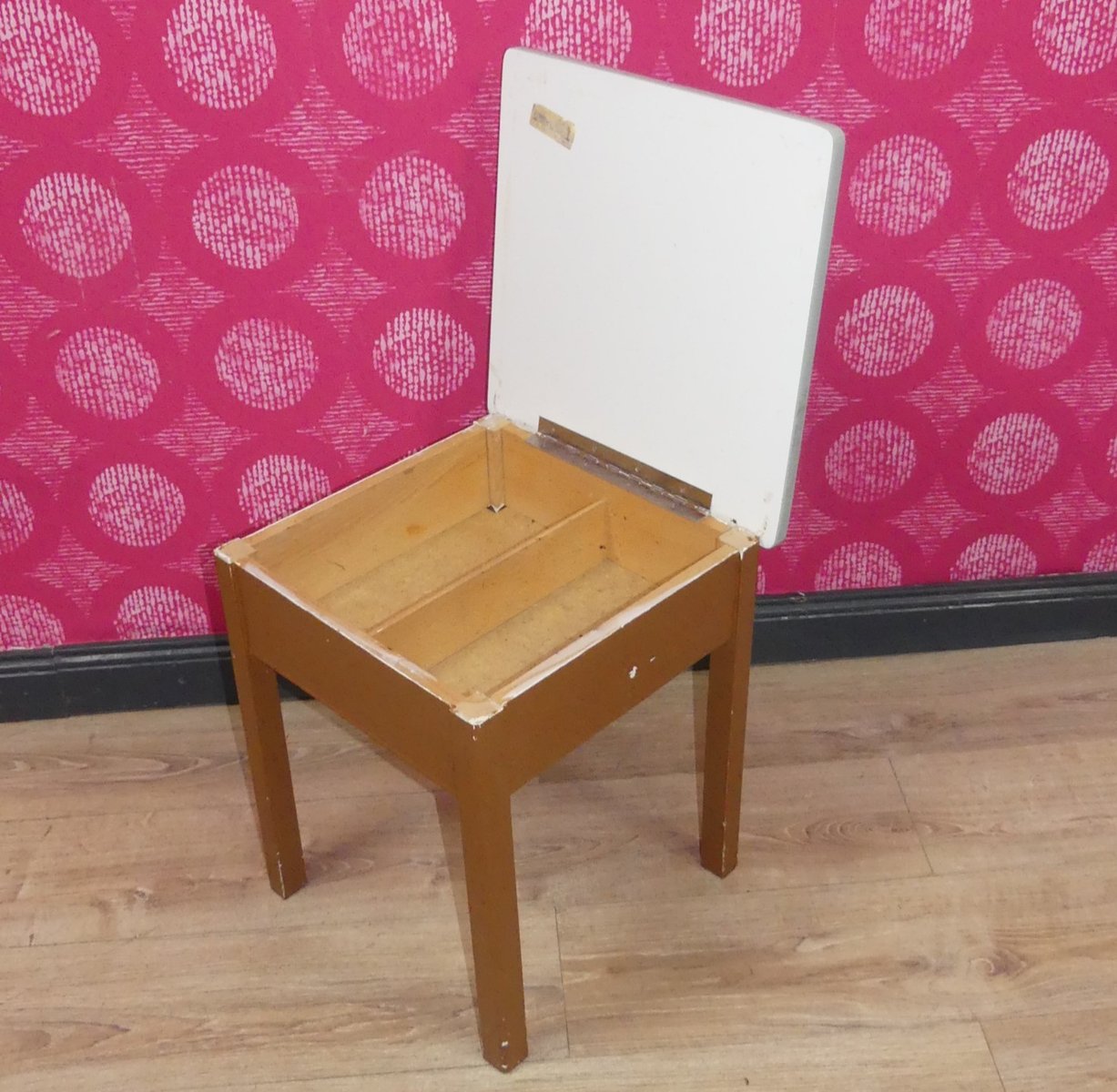 Stool with Storage Space, 1950s for sale at Pamono
