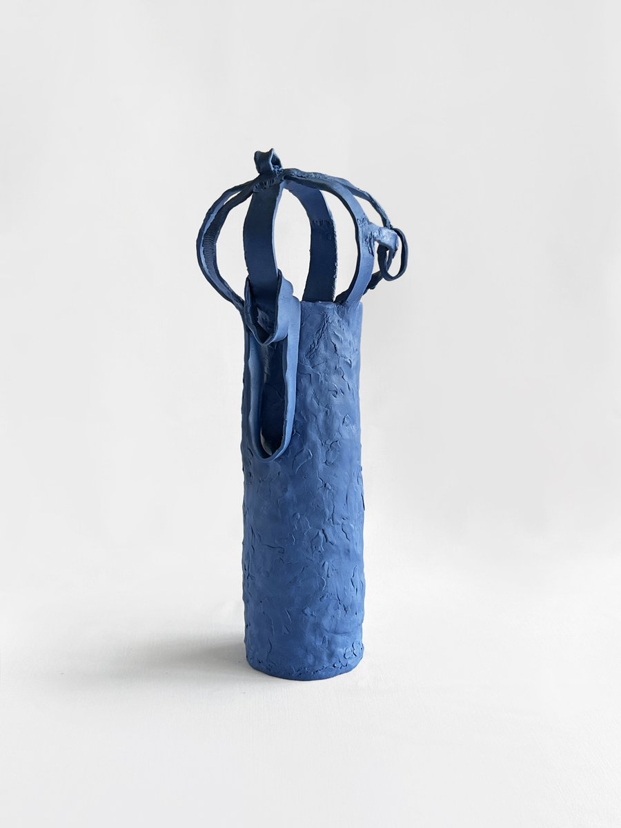 Blue Line Collection N 21 Vase in Porcelain by Anna Demidova for sale ...