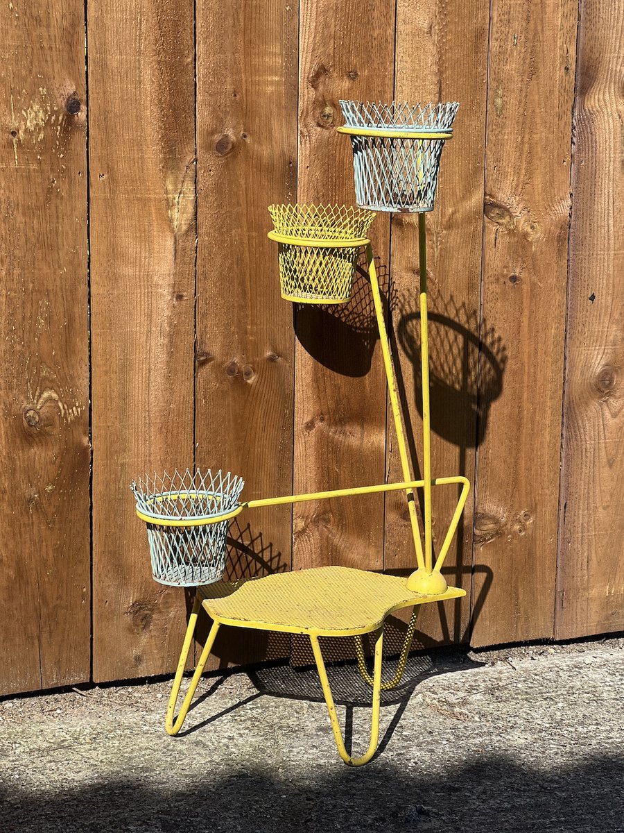 Cache Pot Stand attributed to Mathieu Matégot, 1950s for sale at Pamono