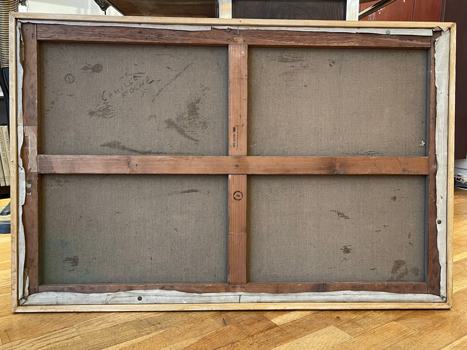 Camille Roche, Sleeping Girl, Oil on Canvas for sale at Pamono