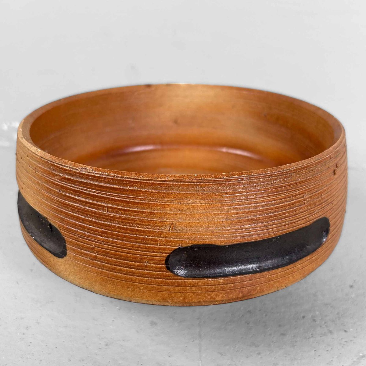 Japanese Earthenware Flower Bowl, 1970s for sale at Pamono