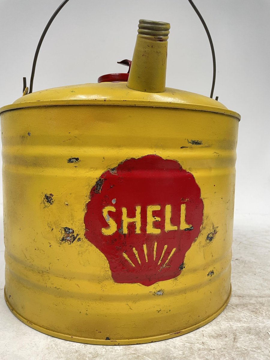 Vintage American Shell Petrol Can, 1930 for sale at Pamono