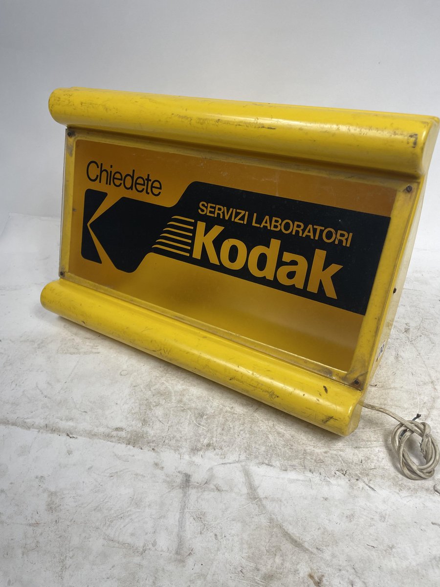 Italian Kodak Sign, 1970s for sale at Pamono