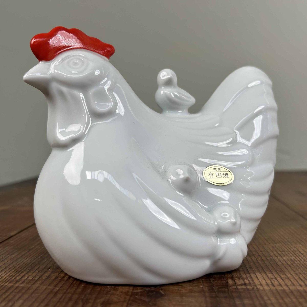 Japanese Porcelain Rooster and Hen Set, 1980s, Set of 2 for sale at Pamono