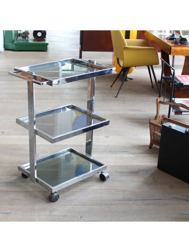 Italian Three-Level Medical Trolley, 1970s for sale at Pamono