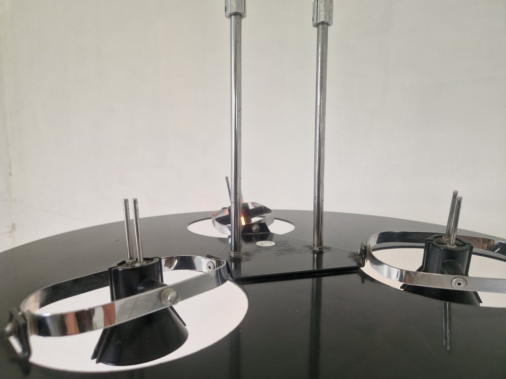 Vintage Triple Spot Pendant Lamp from Dijkstra, 1980s for sale at Pamono