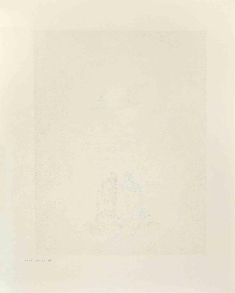 Salvador Dali, Chronology of Cacciaguida, Woodcut, 1963 for sale at Pamono