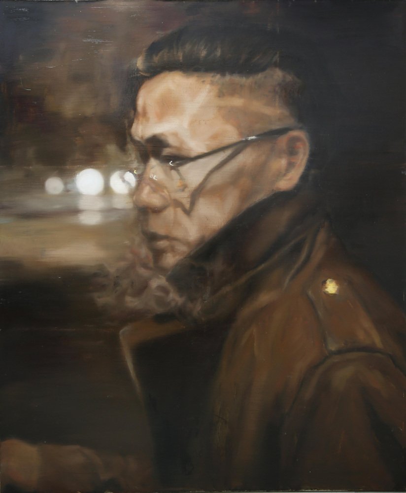 Wang Dianyu, Waiting, 2015, Oil on Canvas for sale at Pamono