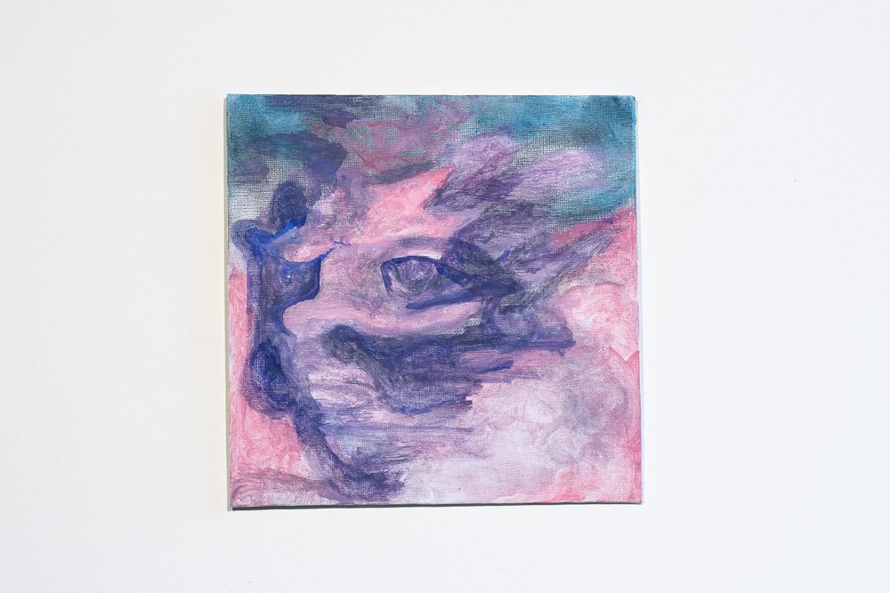 Disha Solanki, Warrior in the Sky, 2023, Oil & Acrylic on Canvas for ...