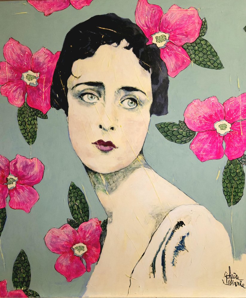 Claire Denarie-Soffietti, Myrrhe Eglantine, 2020, Acrylic on Canvas for ...