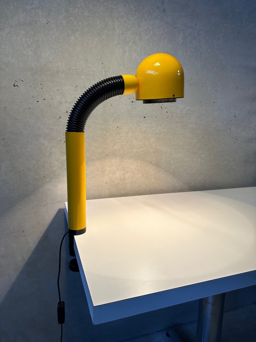 Vintage Tubular Desk Lamp, 1980s for sale at Pamono