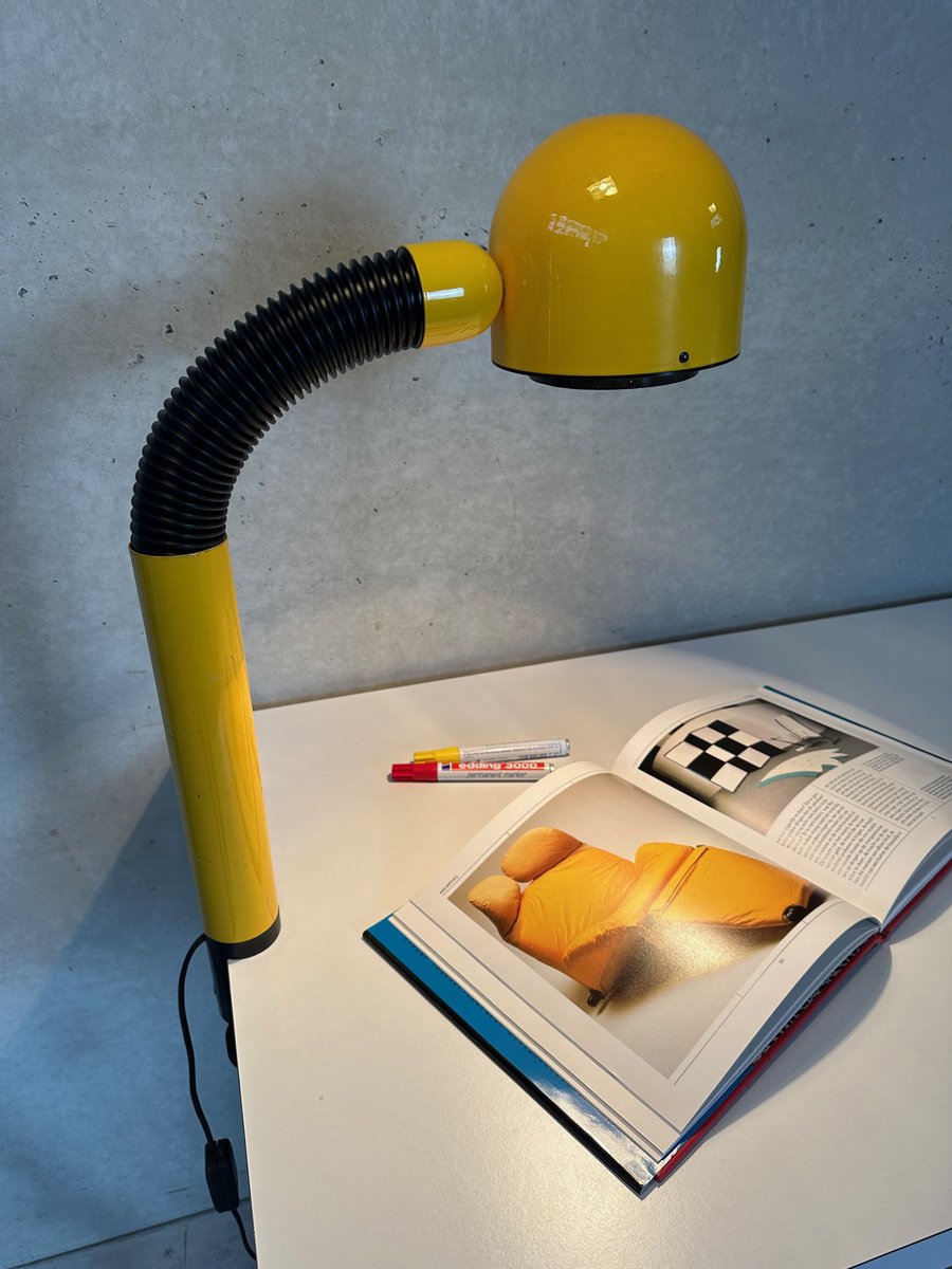 Vintage Tubular Desk Lamp, 1980s for sale at Pamono