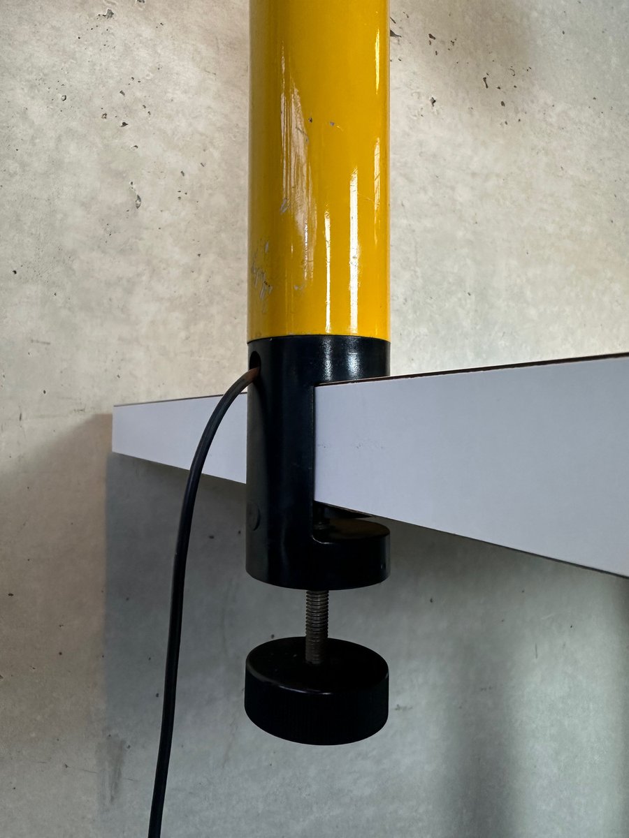 Vintage Tubular Desk Lamp, 1980s for sale at Pamono