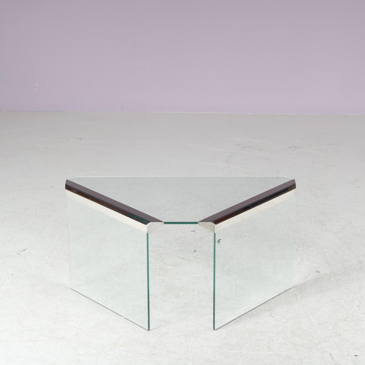 Vintage Italian Corner Table by Gallotti & Radice, 1970s for sale at Pamono