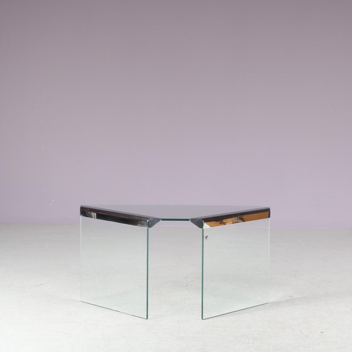 Vintage Italian Corner Table by Gallotti & Radice, 1970s for sale at Pamono
