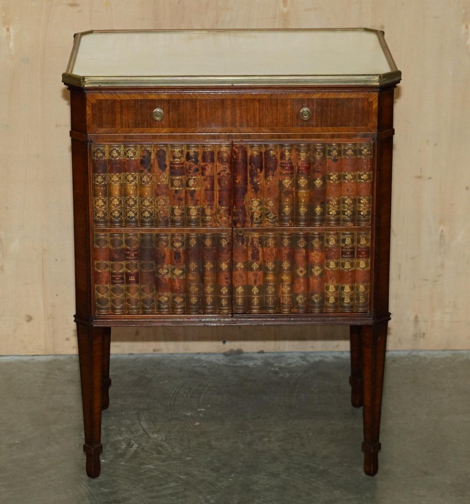 Antique Carrara Marble Side Table, 1900 for sale at Pamono