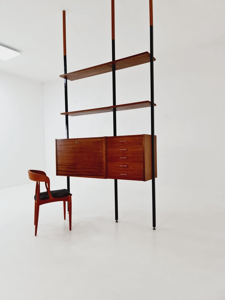 Vintage Danish ModularTeak Room Divider, 1960s for sale at Pamono