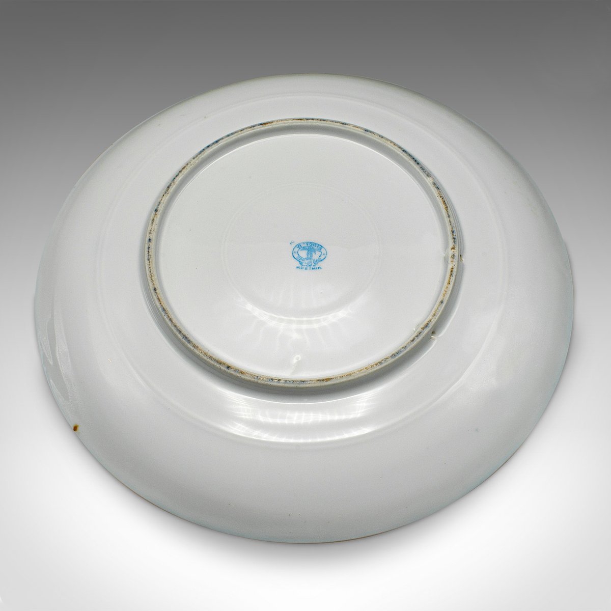 Austrian Ceramic Display Plates, 1890s, Set of 2 for sale at Pamono