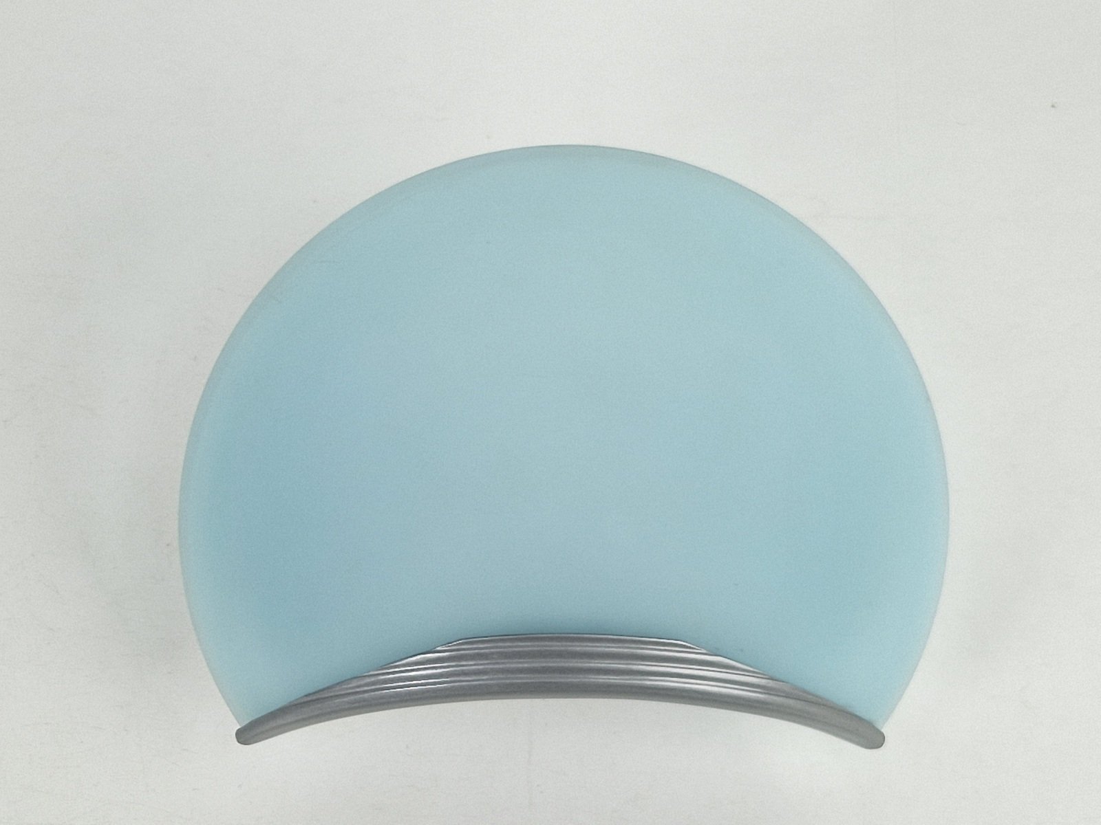 Shell Glass & Metal Wall Lamp by Alvaline Bologna, Italy, 1980s for ...