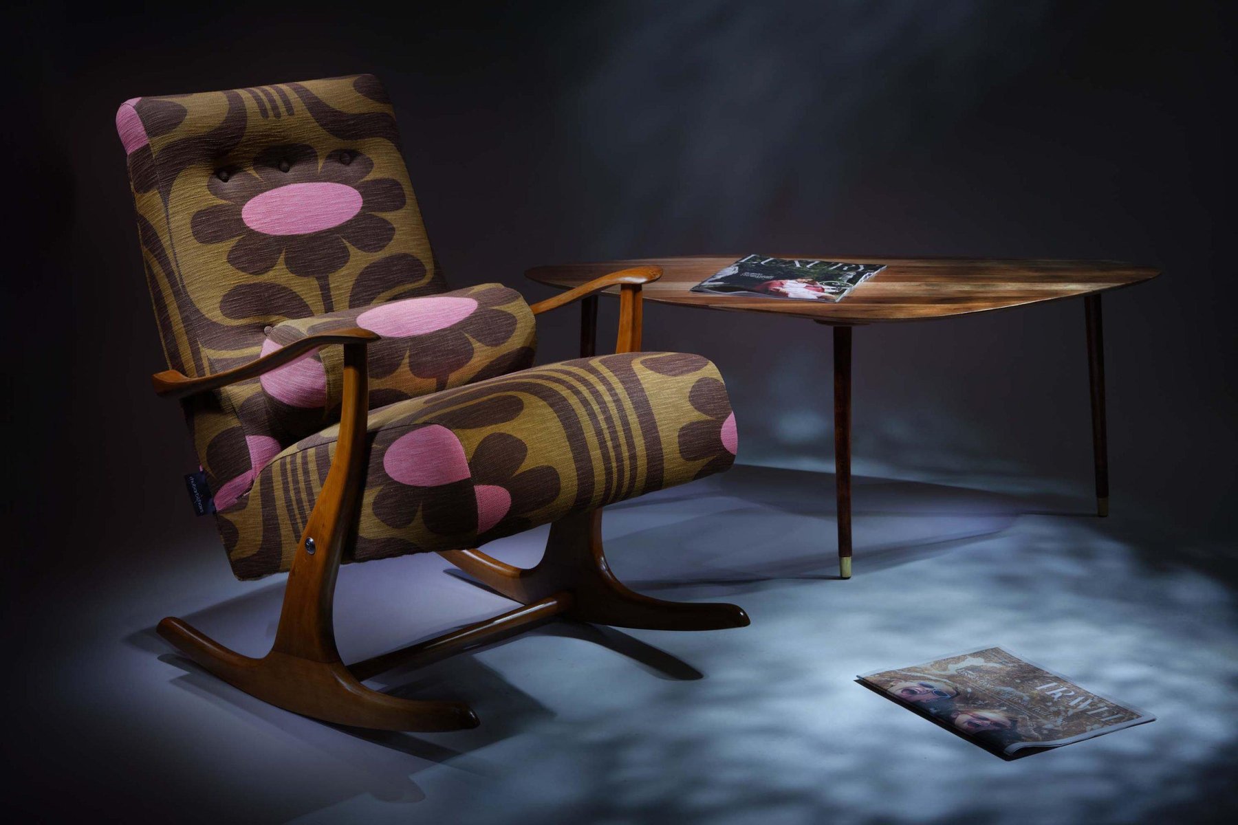 Mid-Centurry Danish Rocker, 1970s for sale at Pamono