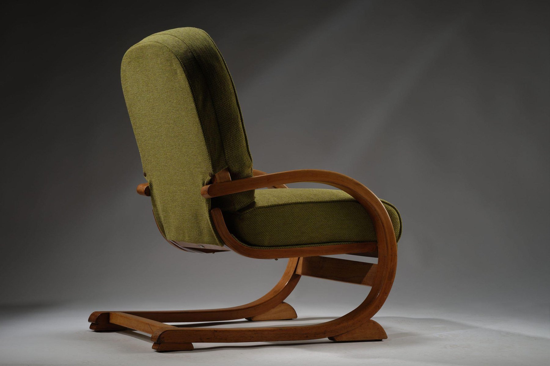 Vintage Famulus Chair in Fabric and Wood, 1930s for sale at Pamono