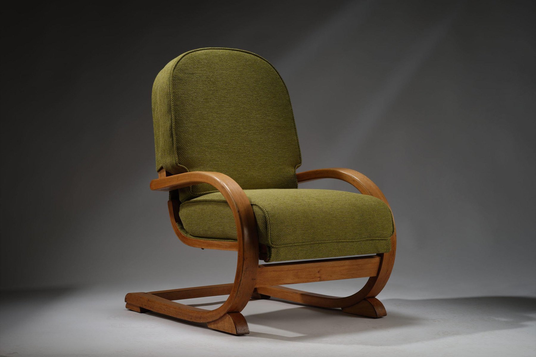 Vintage Famulus Chair in Fabric and Wood, 1930s for sale at Pamono