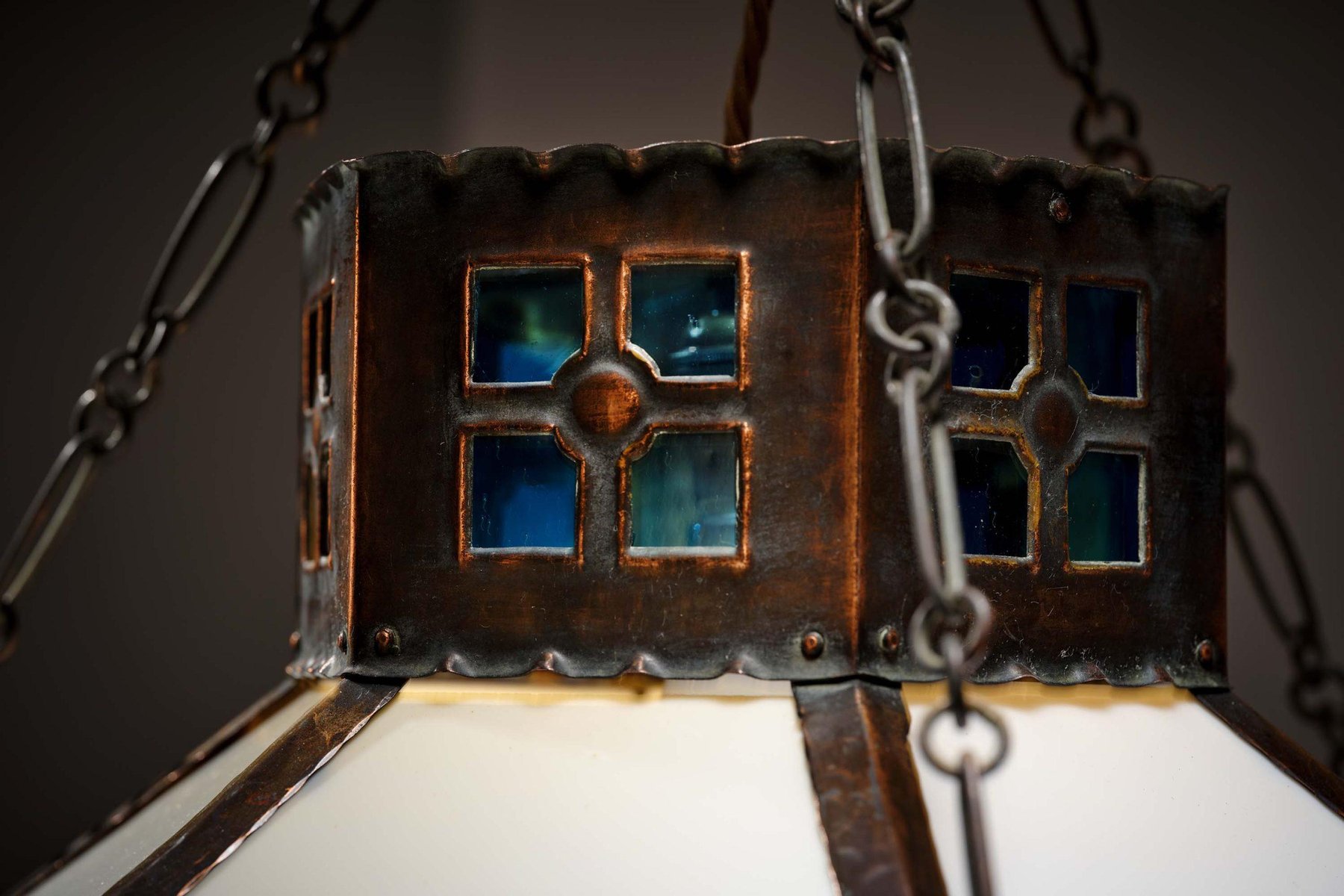 Art Deco Copper Shade, 1930s for sale at Pamono