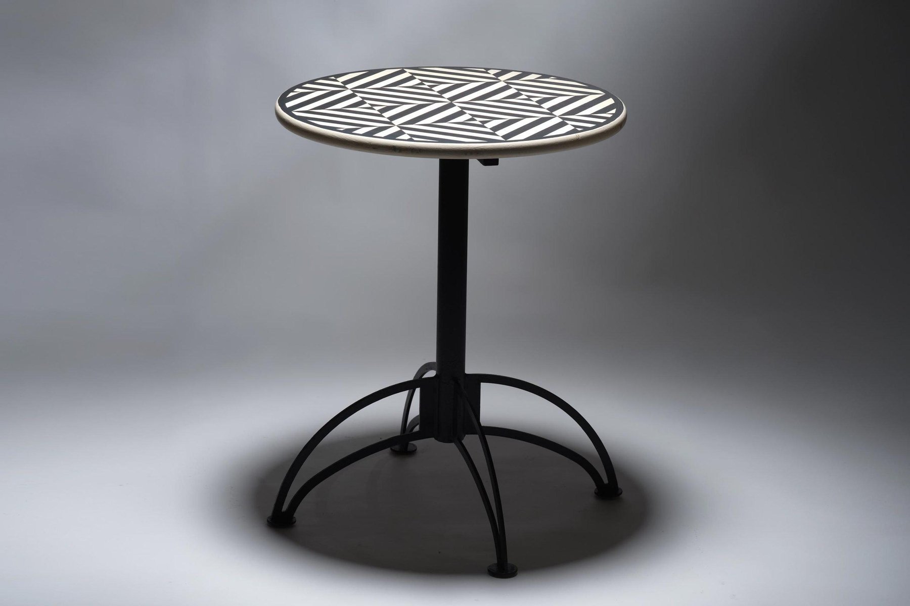 Geometric Bistro Tables, 1980s for sale at Pamono