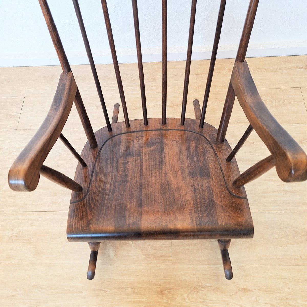 Vintage Scandinavian Rocking Chair, 1970s for sale at Pamono