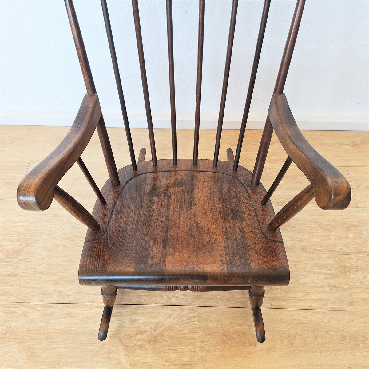 Vintage Scandinavian Rocking Chair, 1970s for sale at Pamono