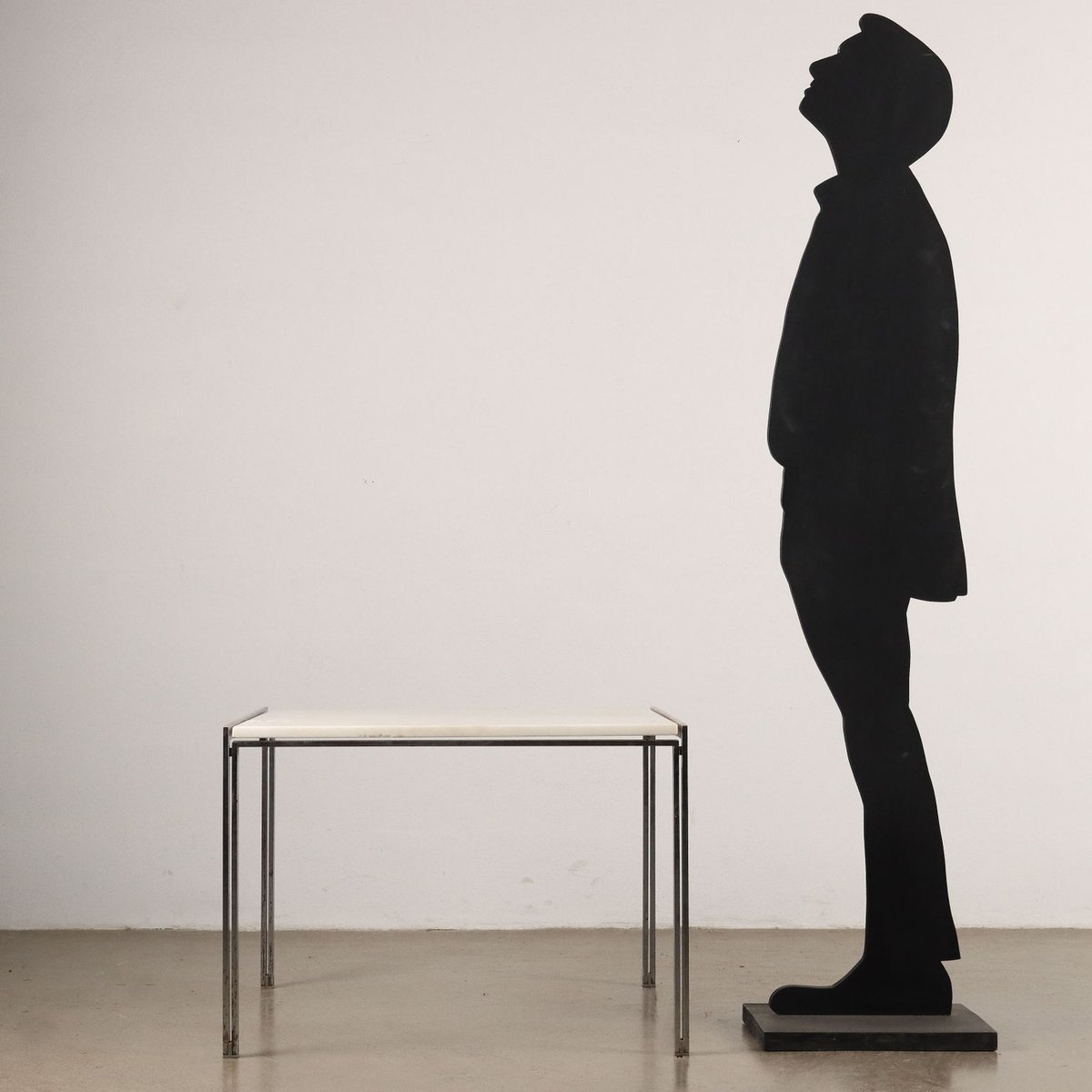 Vintage Steel Table by Ross Littel for ICF, 1960s for sale at Pamono
