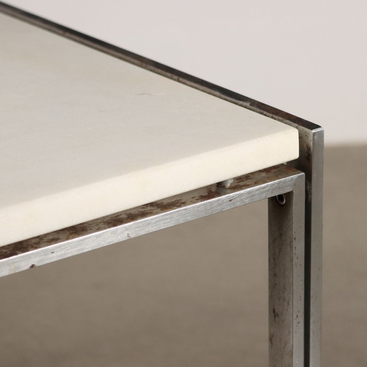 Vintage Steel Table by Ross Littel for ICF, 1960s for sale at Pamono