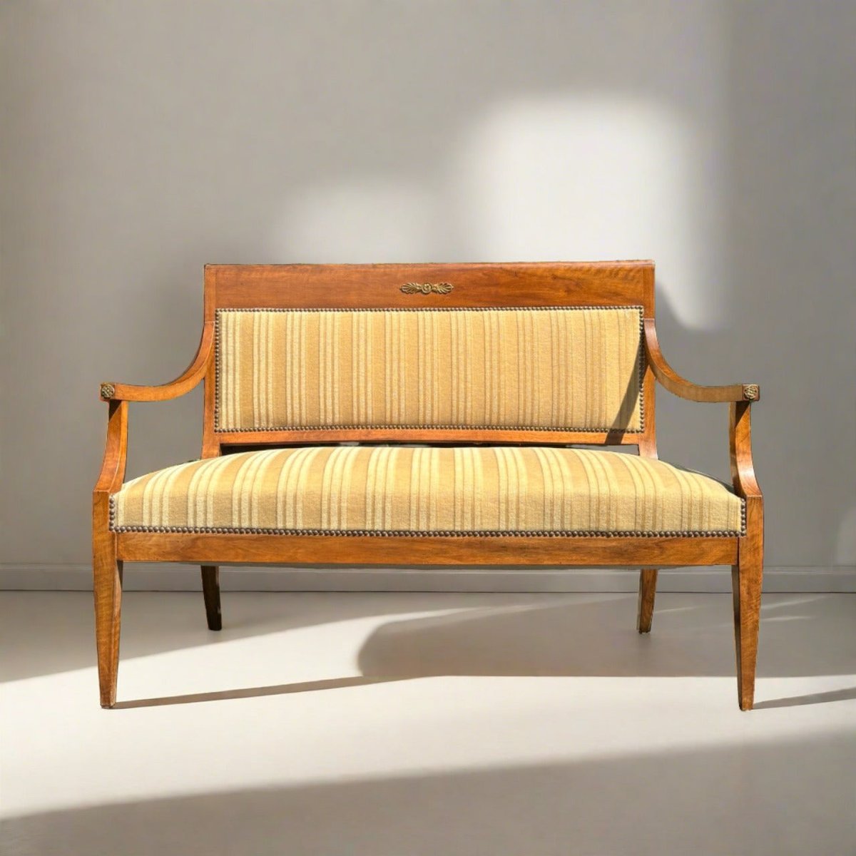 Antique Classicism Bench in Walnut for sale at Pamono