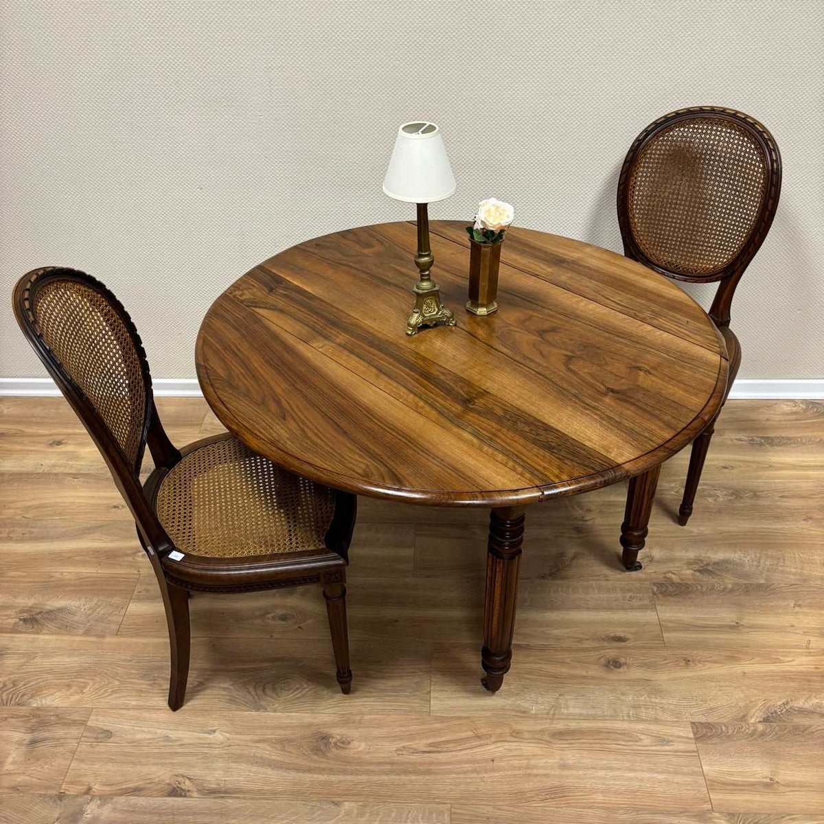 Antique Round Dining Table, France for sale at Pamono