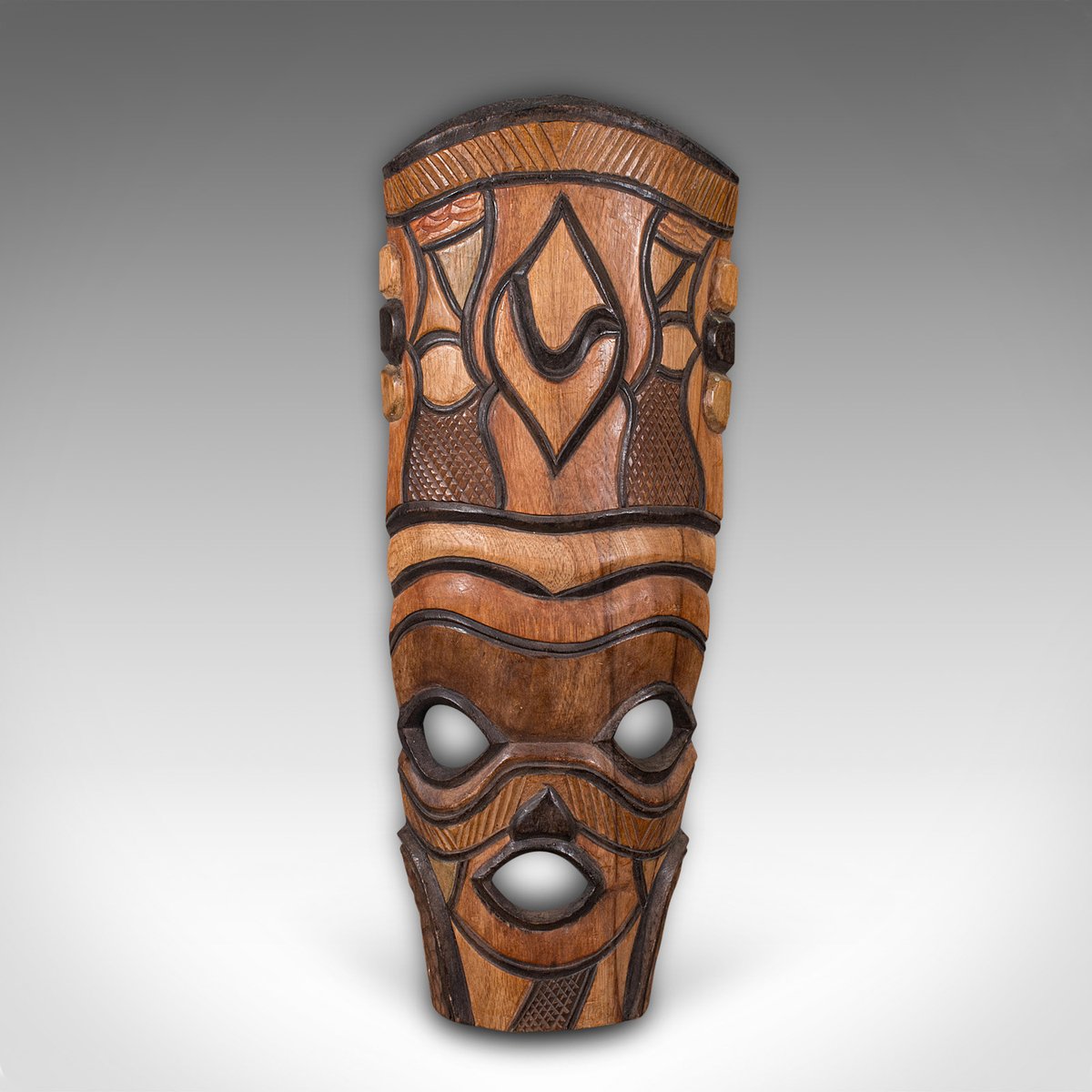 Tall Vintage Tribal Mask, 1970 for sale at Pamono
