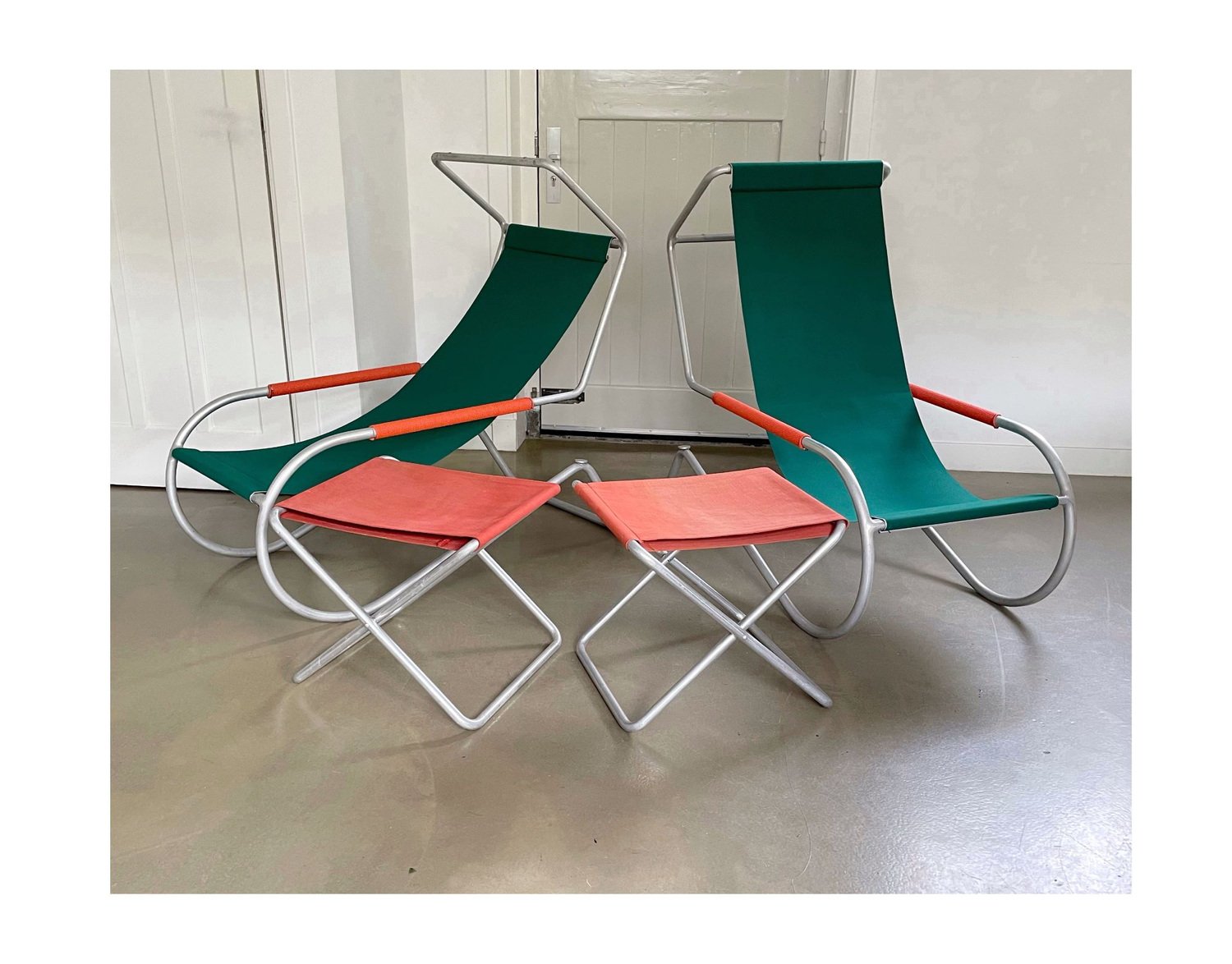 Mid-Century Lido Sun Lounge Chairs by Battista and Gino Giudici, Italy ...