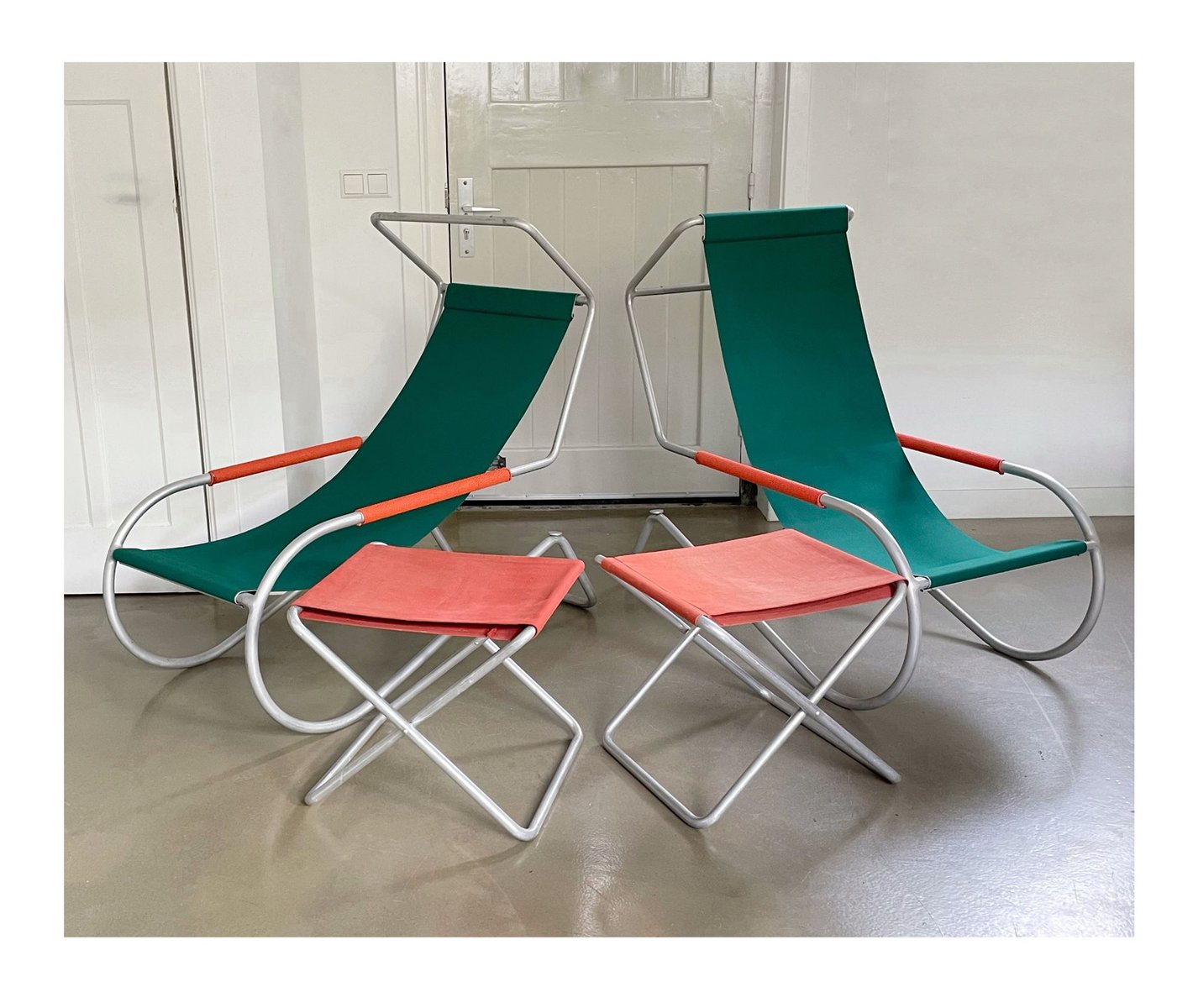 Mid-Century Lido Sun Lounge Chairs by Battista and Gino Giudici, Italy ...