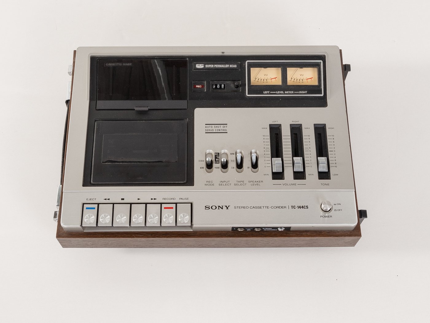 TC-144 CS Cassette Recorder from Sony, 1970s for sale at Pamono